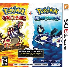 Pokemon Omega Ruby and Pokemon Alpha Sapphire Dual Pack - Nintendo 3DS