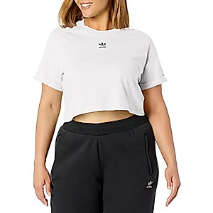 adidas Originals Women's Tee, White, Large