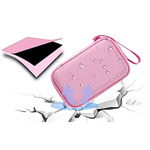 co2CREA Hard Case Replacement for VTech Kidizoom Duo / Duo DX / Duo Deluxe / Twist / Pix / Pix Plus Selfie Camera (Pink Case)