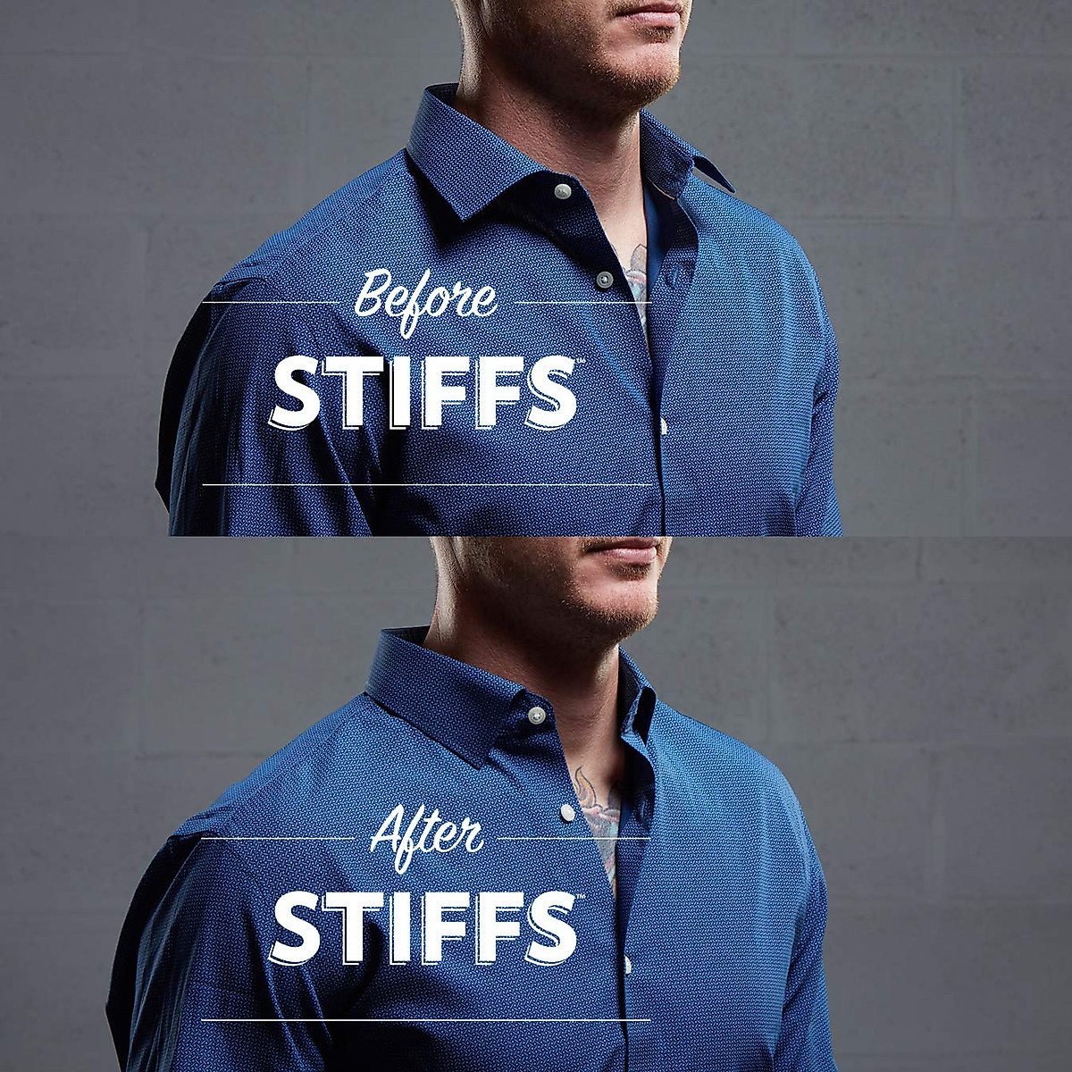 Würkin Stiffs 10-Pack Assorted Non-Magnetic Brass Collar Stays 5 Pair | Includes (4) 2.0” Stays, (4) 2.5” Stays, & (2) 2.75” Stays