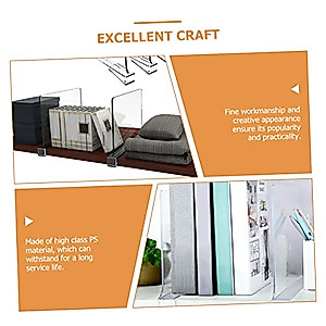 Levemolo 4pcs Clothes Board Storage Bin Drawers Clear Bookshelf Drawers for Clothes Wardrobe Dividers Clear Organizer Drawers Purse Shelves Closet Shelf Separator Shelf Divider