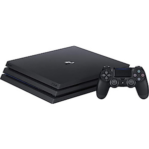 Playstation 4 Pro 1TB Solid State Drive Console with Dualshock 4 Wireless Controller Bundle, 4K HDR, Playstation Pro Enhanced (Renewed)