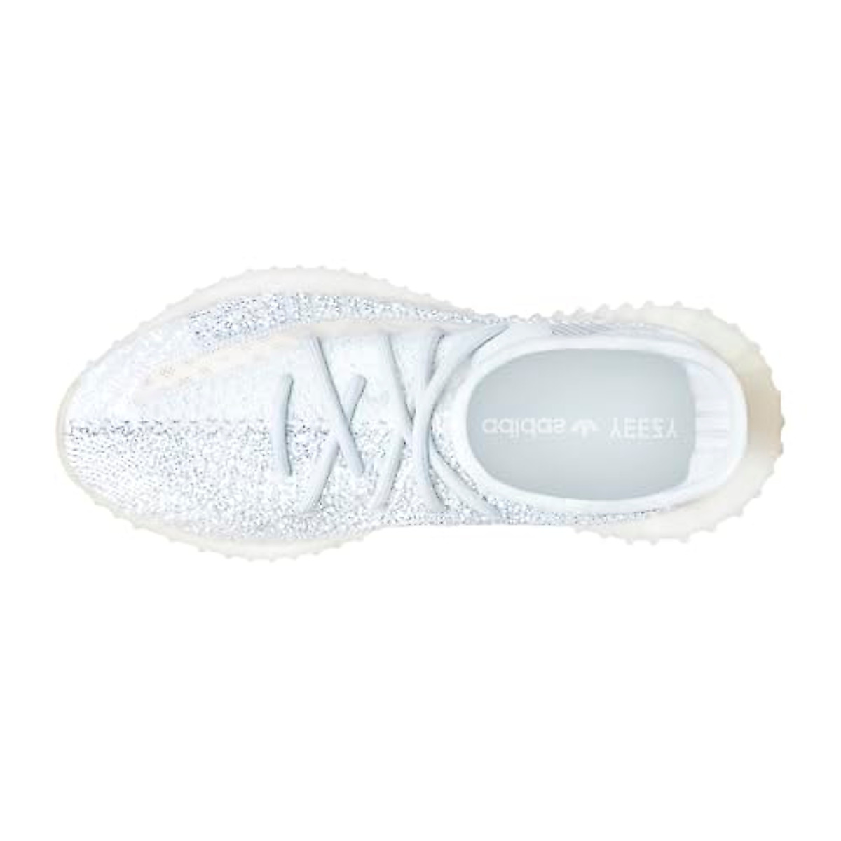 adidas Mens Yeezy Boost 350 V2 Reflective FW5317 Cloud White - Size 9