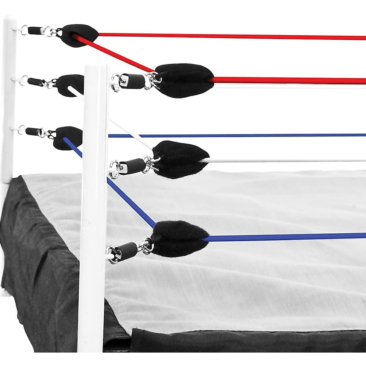 Ring Ropes for SMALL Wrestling Action Figure Rings (Red, White & Blue)