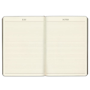 2024 Gallery Leather Desk Monthly Planner - Acadia Pool - 8x5.5"