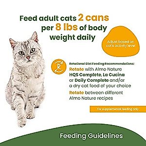 Almo nature HQS Natural - Chicken Breast in Broth Grain Free Wet Canned Cat Food (24 Pack of 2.47 oz/70g Cans)