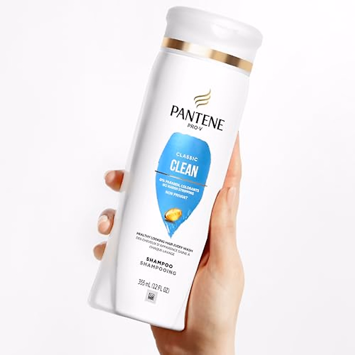 Pantene PRO-V Classic Clean Shampoo, 12.0oz