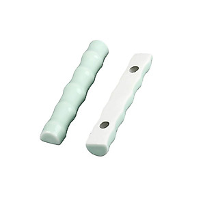 sleeri Ceramic Brush Holder, Paint Brush Holder Ceramic - Paint Brush Rest, Bamboo Shaped Brush Holder Rest Art Supply, Chinese Calligraphy and Sumie Ceramic Brush Rest/Holder, Pack of 2