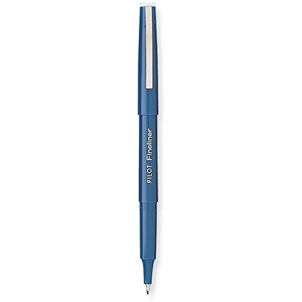 PILOT Fineliner Marker Pens, Fine Point, Blue Ink, 12-Pack (11014)