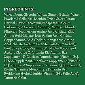 Greenies Teenie Natural Dog Dental Treats, Sweet Potato Flavor, 12 oz. Pack (43 Treats)