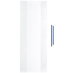 Linear LD 100 Piece Bread Loaf Bags with Free Bread Ties