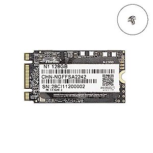 Zheino SATA III M.2 2242 128GB SSD NGFF Internal 3D Nand Solid State Drive for Ultrabooks and Tablets