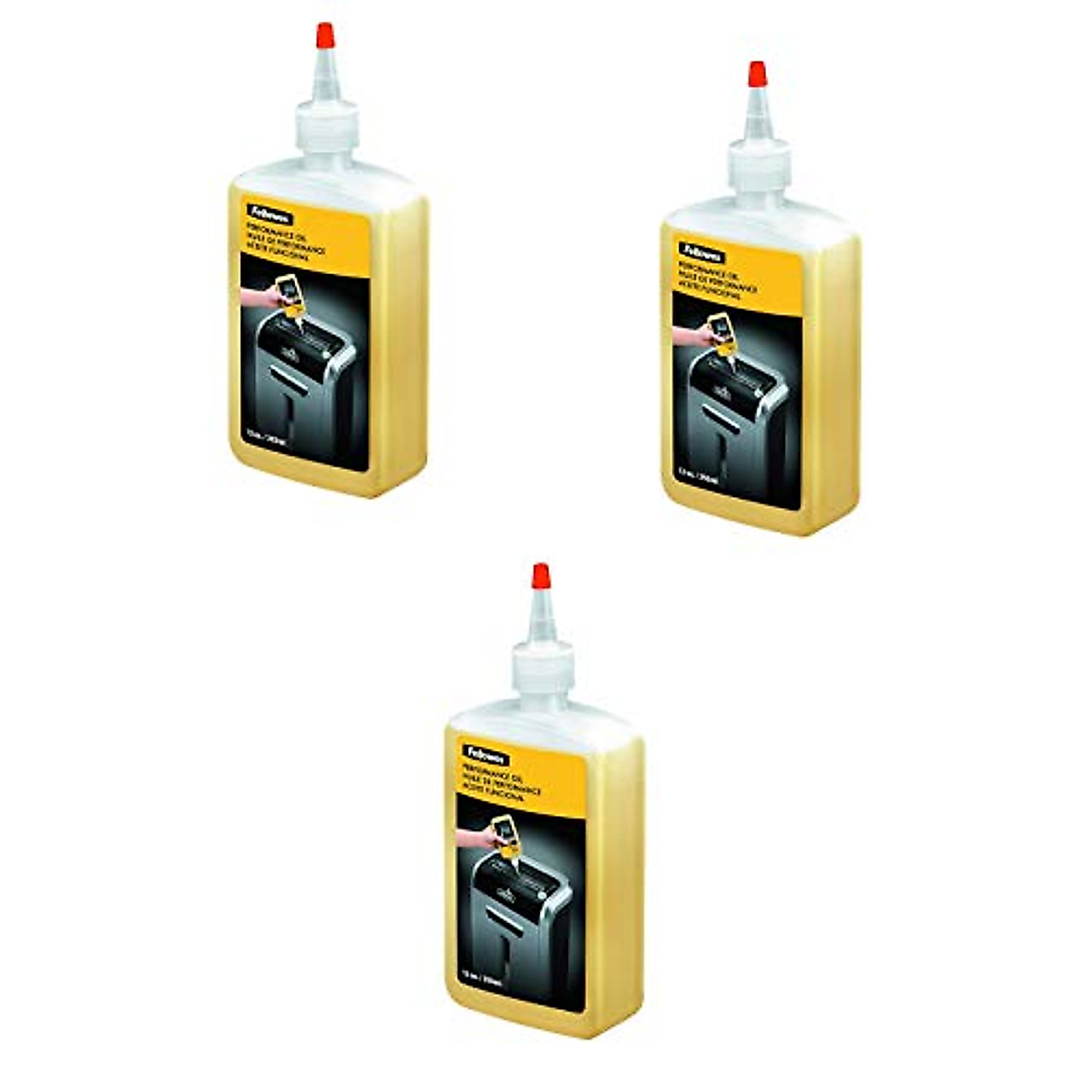 Fellowes 35250 Powershred Performance Oil, 12 oz. Bottle w/Extension Nozzle