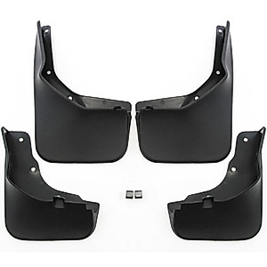 Red Hound Auto 2013-2019 Compatible with Ford Escape Mud Flaps Guard w o Factory Running Boards Front Rear 4p