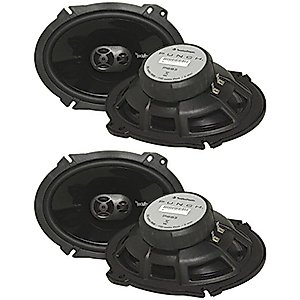 2 Pairs Of Rockford Fosgate P1683 130W 6"x8" 3-Way Car Stereo Speakers 6x8 Punch