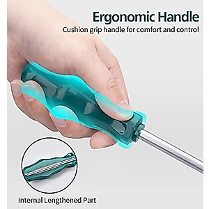 Extra Long Torx Screwdrivers Set, 5pcs 12in Magnetic Torx Screwdrivers Set, T15 - T30 (T15,T20,T25,T27,T30) Magnetic Torx Driver Star Screwdrivers Set, Long Long star Screwdrivers Set