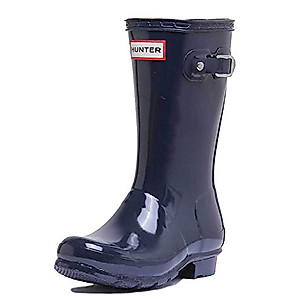Hunter Original Kids' Gloss Rain Boot (Little Kid/Big Kid) Navy 1 Little Kid M