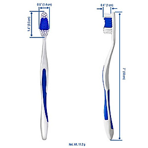 Online Best Service 100 Toothbrush Standard Classic Medium Soft Individually Wrapped