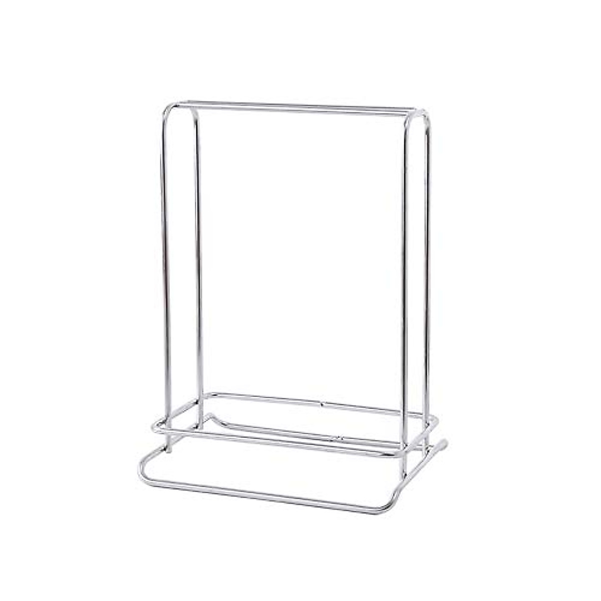 Clothes Hanger Organizer Rack Sturdy Stainless Steel Free Standing Clothes Caddy Storage Rack Holder Stacker for Wardrobe Closet & Room Tidier Laundry Rooms Drying Rack (1)