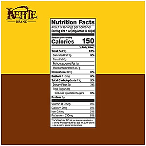 Kettle Brand Sea Salt Kettle Potato Chips, 7.5 Oz