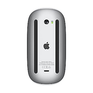 Apple Magic Mouse: Wireless, Bluetooth, Rechargeable. Works with Mac or iPad; Multi-Touch Surface - White
