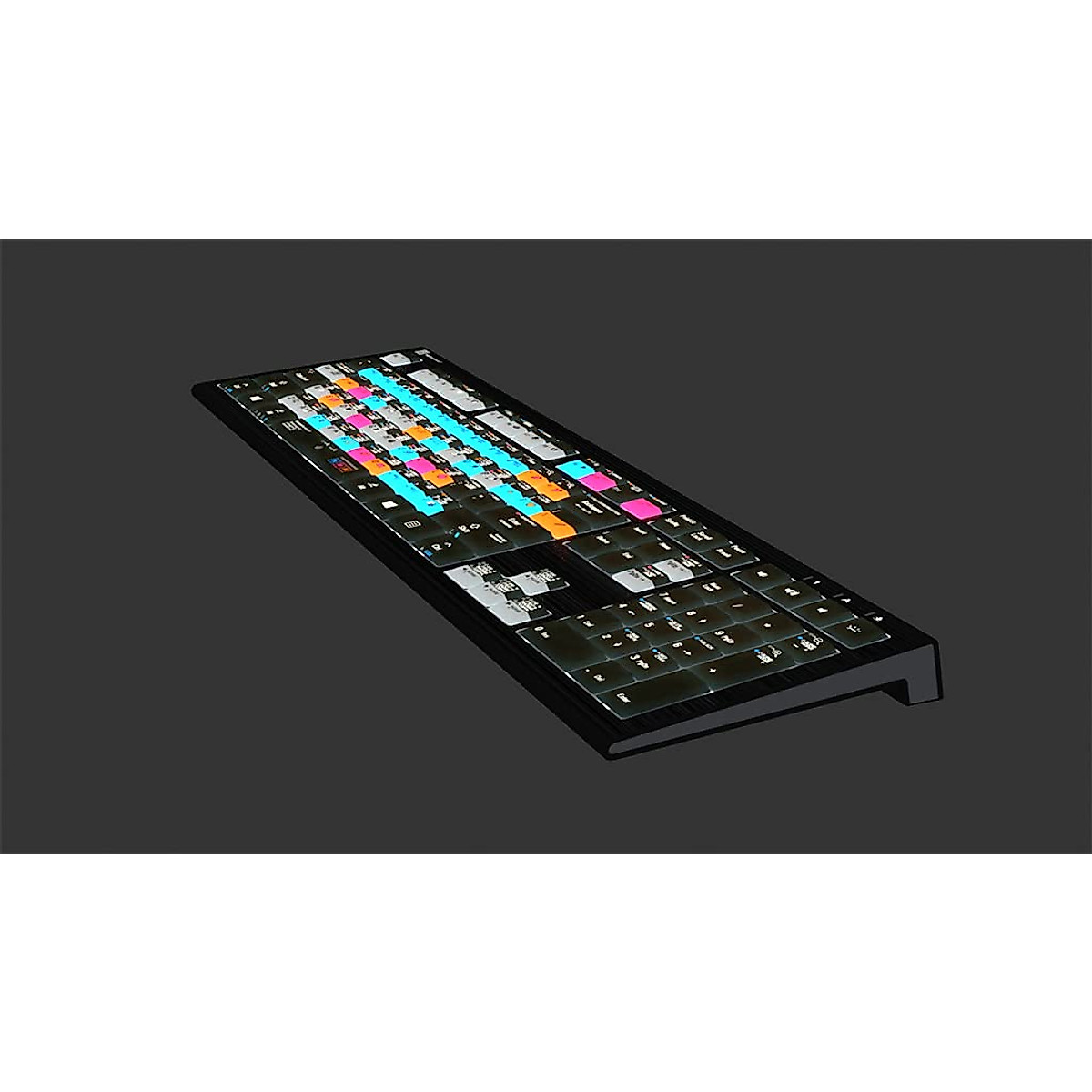 Logickeyboard Designed for Photoshop CC, InDesign CC and Illustrator CC Compatible with Win 7-11 - Astra 2 Backlit Keyboard # LKB-AGDA-A2PC-US