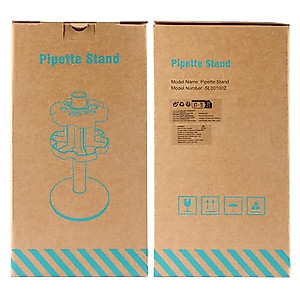 stonylab Pipette Stand, Lab Universal Pipette Holder Pipet Stand Rack for General Pipette Models