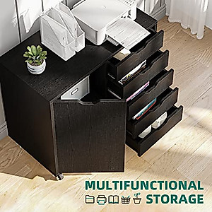 YITAHOME FTOFWF Storage Drawer, 15.7" D x 30.7" W x 26.3" H, Black