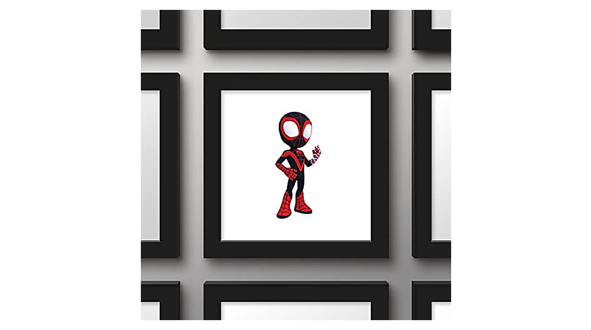Miles Morales Marvel Wall Art - Modern 12'' x 12'' Frame
