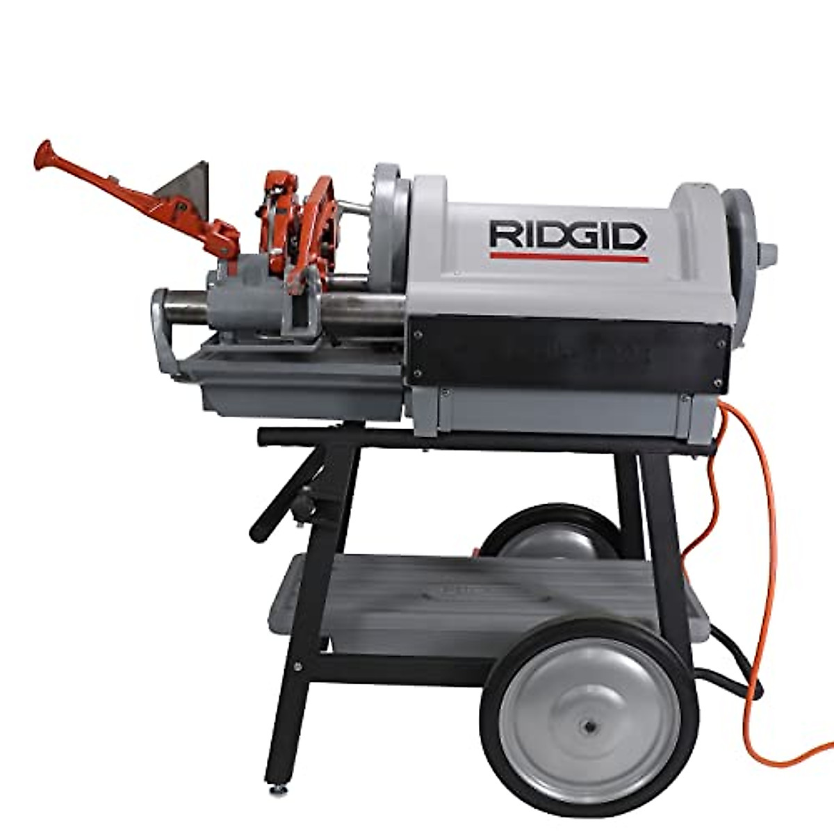 RIDGID® 1224 Pipe Threader 26092 with Dies Die Heads Universal Cart & Oil (Renewed)