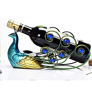 ZYZMH Wine Rack Decoration Light High-end Decoration Wine Cabinet Wine Bottle Rack Household Personality Rack Creative Display Rack Industry