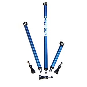 GoBUDi Extension Pole Set Compatible with All GoPro Hero Cameras, Includes Bolts (3 Fixed Set)