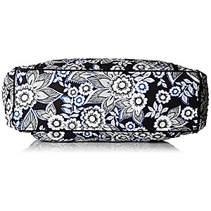 Vera Bradley Women's Cotton Stroll Around Baby Diaper Bag, Snow Lotus, One Size