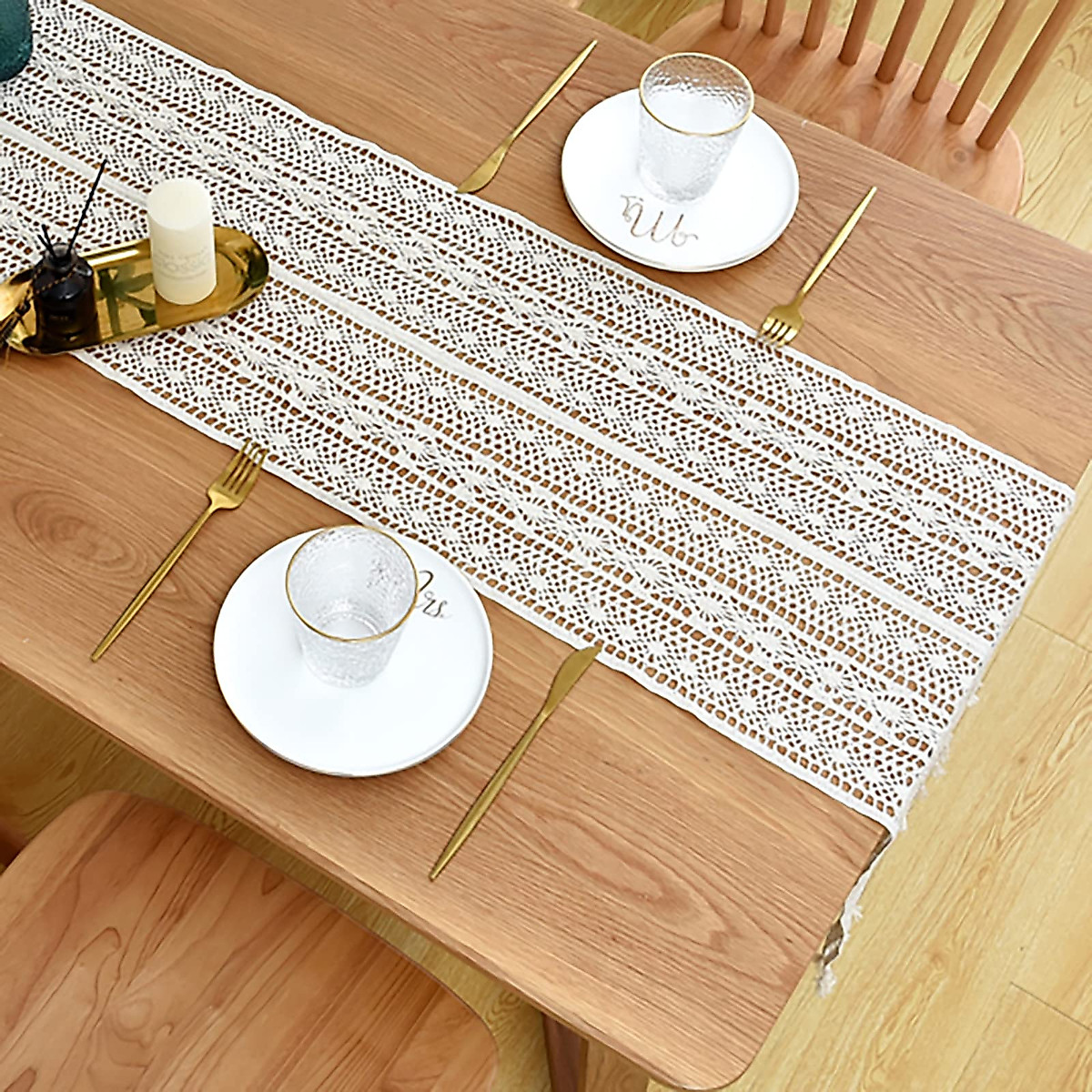 Hsvanyr Dining Table Centerpieces Runners for Dressers and End Table 12x47inch Table Runner Toppers Scarf Themed Decorations