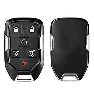 VOFONO Self-Programmable Key Fob Compatible with 2015 2016 2017 2018 2019 2020 Chevy Suburban Tahoe GMC Yukon, Chip Included (HYQ1AA, 13580802)