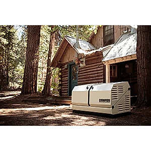 Champion Power Equipment 100177 8.5-kW Home Standby Generator with 50-Amp Outdoor-Rated Automatic Transfer Switch