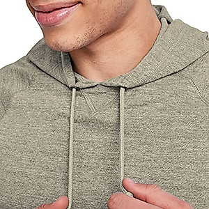 Hanes Men's French Terry Pullover Hoodie, Camouflage Green Pe Heather, Large