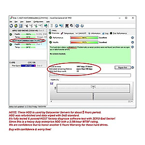 HGST Ultrastar He8 HUH728080ALE604 0F23668 / 0F25721 8TB 7,2K RPM SATA 6Gb/s 128MB 3.5 inches HDD 512E (Renewed)