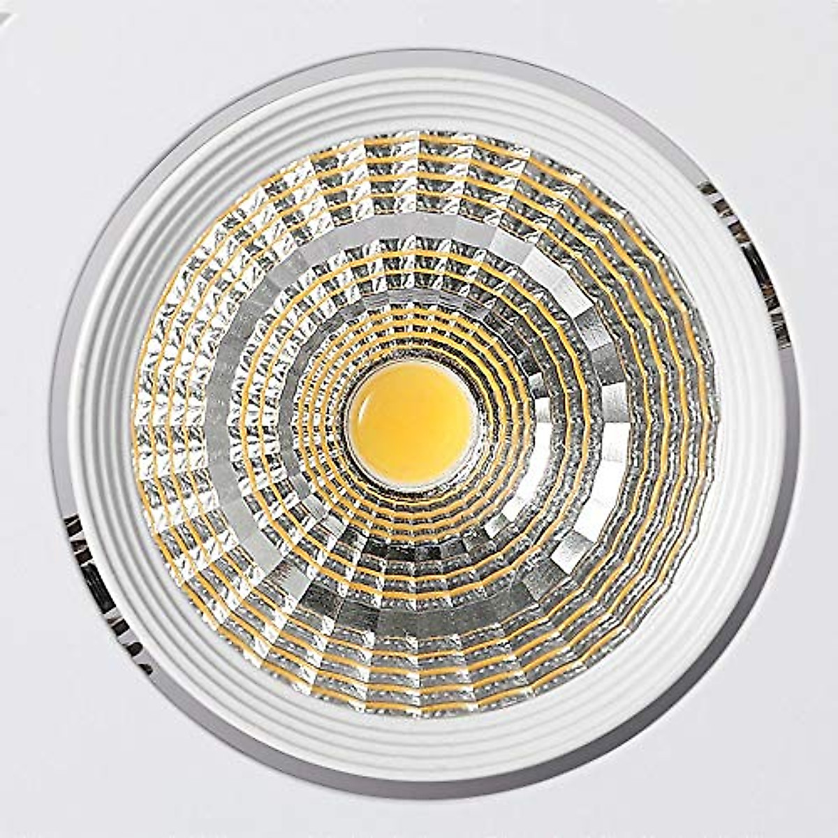 PEHUB LED Round Spotlight Downlight Aluminum Recessed Ceiling Spot Lamp Ultra Bright Integrated Grille Cabinet Commercial Clothing Smallpox Embedded Illumination High Brightness (Color : 6000K White
