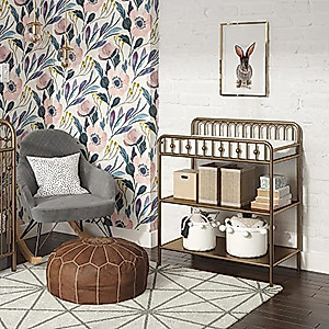 Little Seeds Monarch Hill Ivy Metal Changing Table, Gold