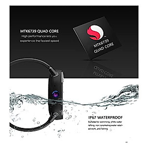 JAITEA Men's Smartwatch Women's GPS WiFi Android Smartwatch 900mAh 8MP Camera 1G 16GB Sports Watch 2 Inch 640 * 590 HD Men (Color : LEM X Set, Size : A)