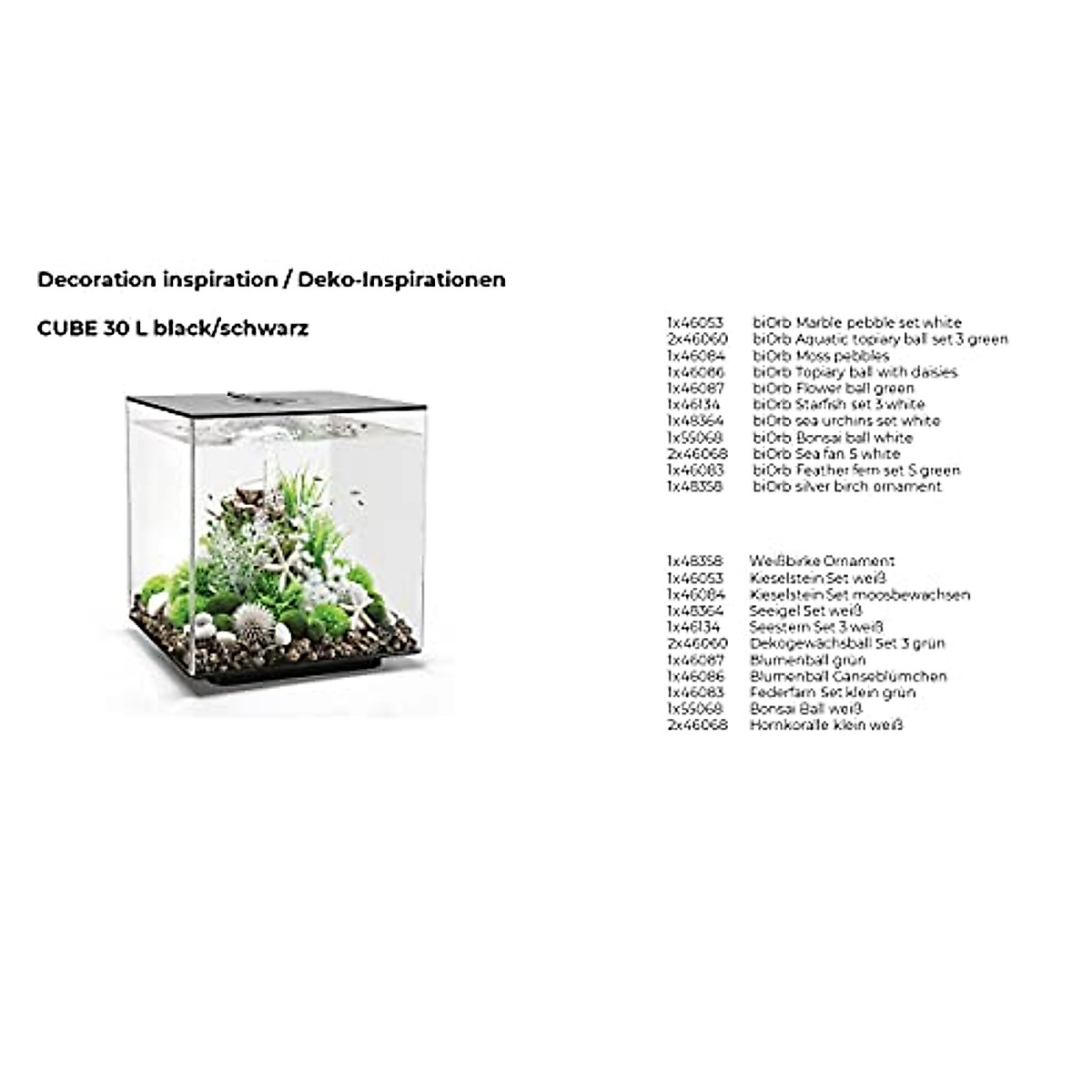 biOrb 46084.0 Moss Pebbles Aquariums