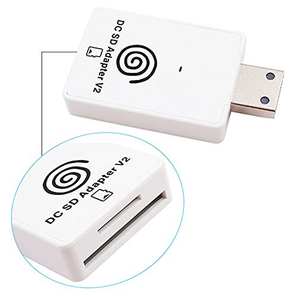 LILYRIN Dc Sd Tf Card Adapter Reader V2 Voor for Dreamcast En Cd Dreamshell