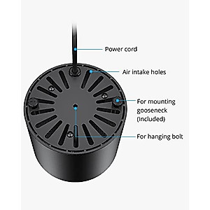 NICREW 30W Reef LED Aquarium Light, Dimmable Marine LED Light with Dual Channel Wired Controller, Nano Fish Tank Light for Saltwater Coral Fish Tanks