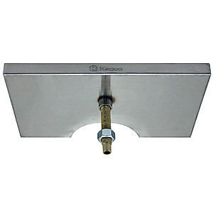 Kegco DP-920D Beer Drip Tray Stainless Surface Mount 3" Column Cut-Out with Drain