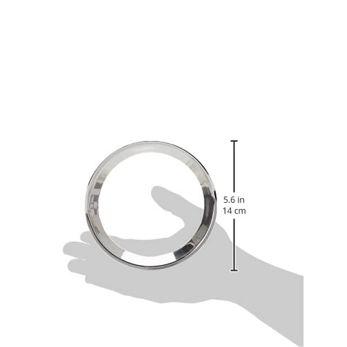 Grand General 66947 Plastic Chrome Speedometer/Tachometer Gauge Cover with Visor for Kenworth