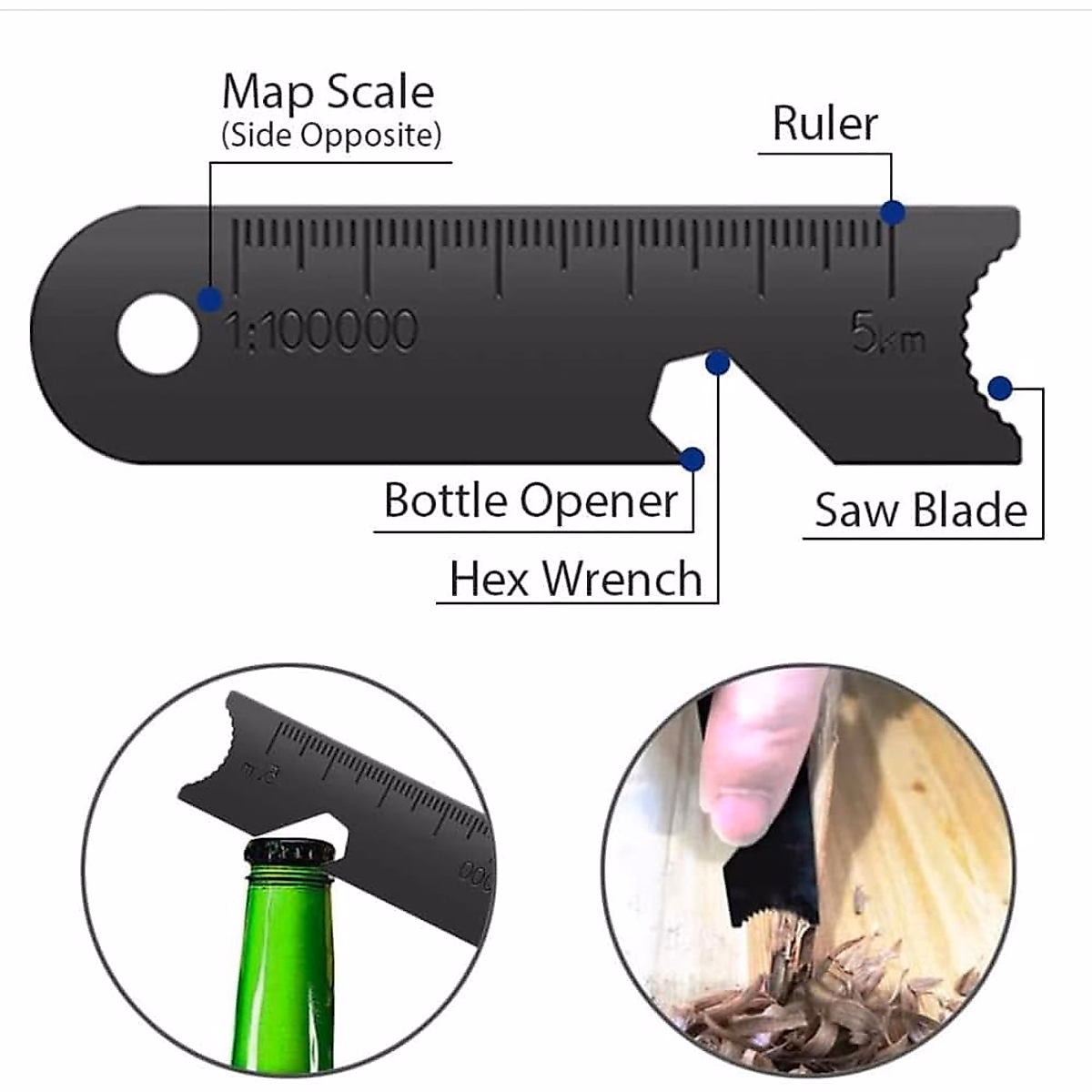 Magnesium Flint Fire Starter Waterproof Emergency Matches Survival Flint Tool for Camping Hiking(4 Pack)