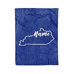State Pride Series Kentucky - Personalized Custom Fleece Blankets with Your Family Name - Celebrate United States