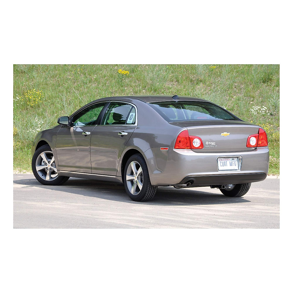 CURT 12051 Class 2 Trailer Hitch, 1-1/4-Inch Receiver, Compatible with Select Chevrolet Malibu, Saturn Aura