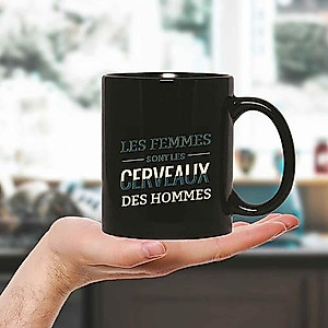 Inspirational Coffee Mug for Grandpa's Smart Women in Your Life 11 Oz Ceramic Gift 11oz 15oz Black Coffee Mug